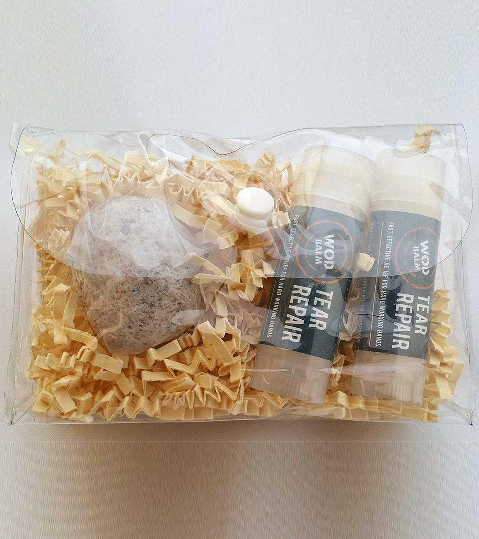 WOD Balm Callus Care Kit - 100% All Natural - Healing Aid For Blisters